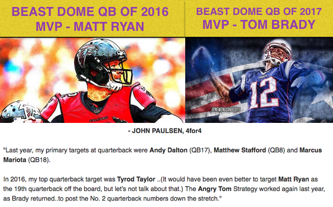 FANTASY FOOTBALL BEAST THE SHEEP PRESEASON BEAST DOME